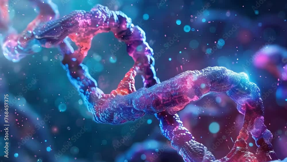 Explore the microscopic world of DNA and its intricate structure ...