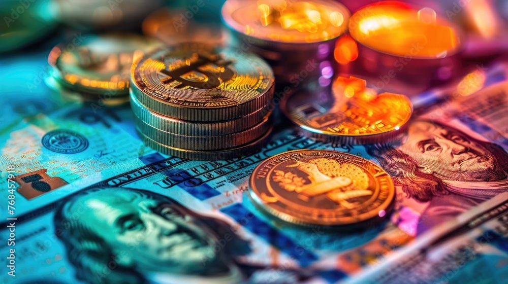 Complex process of currency exchange,a crucial component of global ...