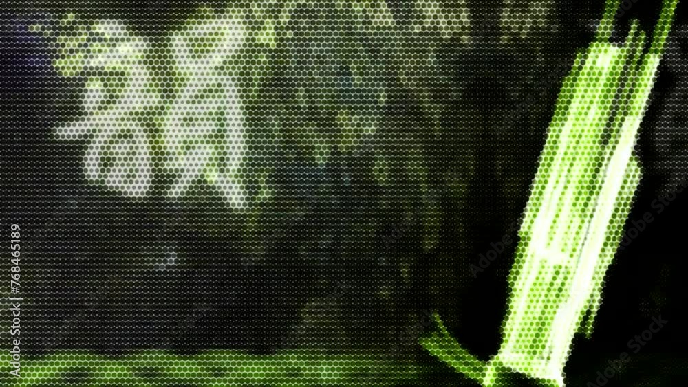 animated moving motion background showing matrix style randomly ...