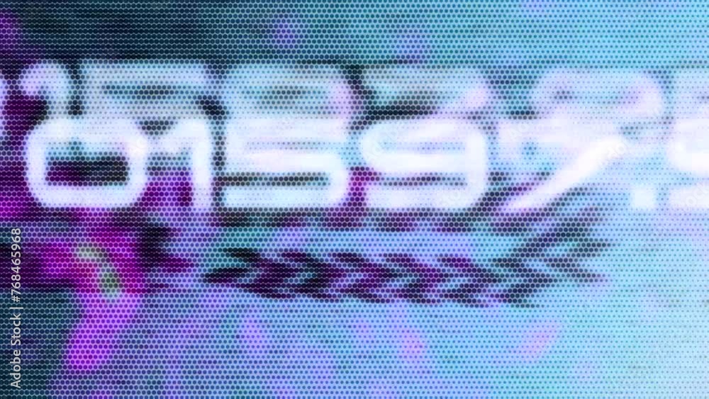 animated moving motion background showing matrix style randomly ...