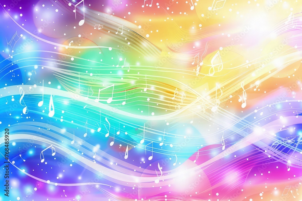 Layers of translucent waves in varying shades of blue and purple ...