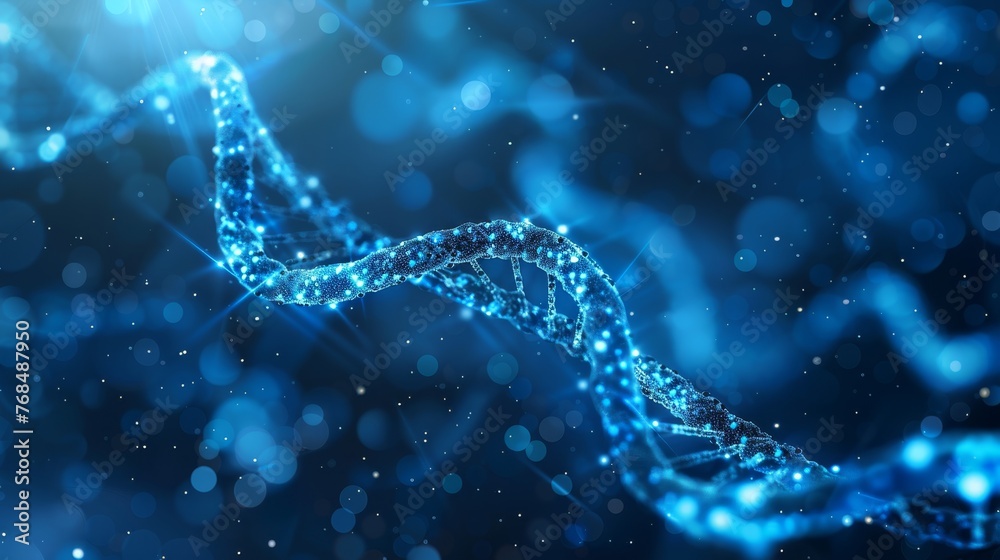 Texture of an atomic biological molecule. structure molecule background ...