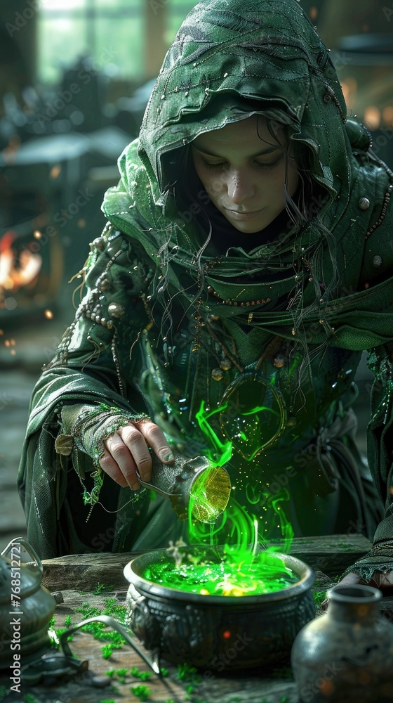 Enchanting Witchcraft: Potion Brewing for Ancient Spirits in a Hyper ...