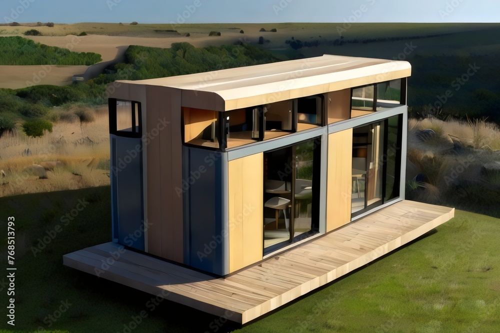 Prefab Pod Hotel: a prefab pod hotel offering minimalist yet ...