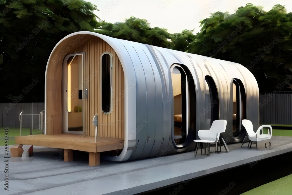 Prefab Pod Hotel: a prefab pod hotel offering minimalist yet ...
