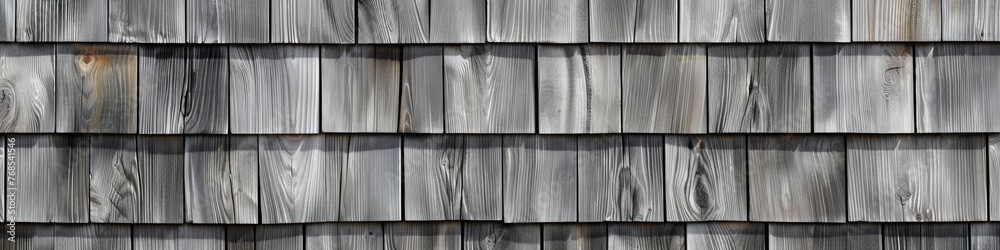 Abstract seamless pattern of grey shingle roof texture, wooden wall ...