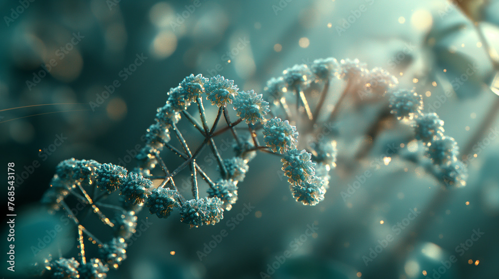 DNA structure Microscope world biotechnology natural universe observed ...