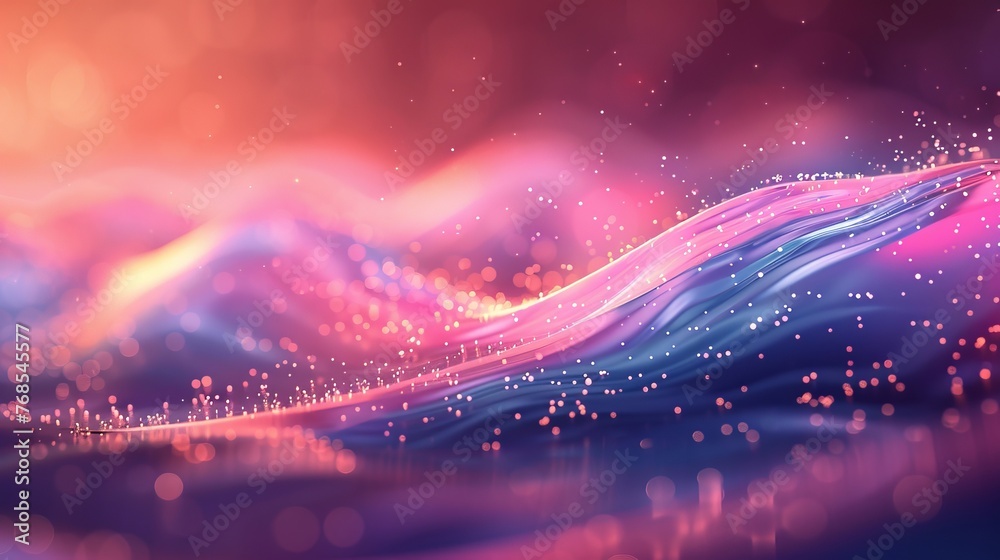 A digital clock with numbers that pulse with light, illustrating how ...