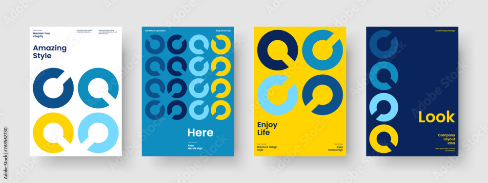 Creative Banner Layout. Abstract Business Presentation Design. Modern ...