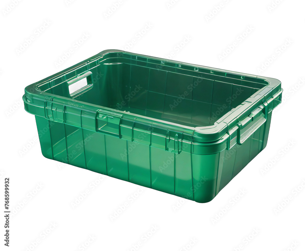 green plastic box isolated transparent background PNG ai generated ...