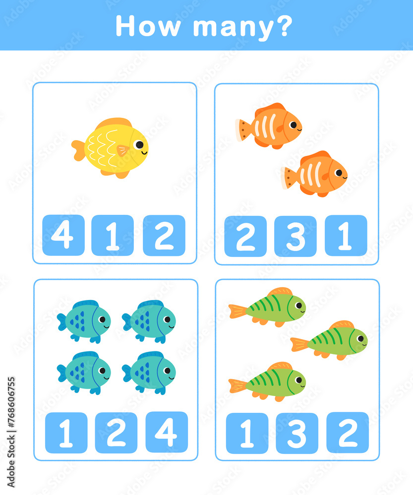 How many worksheet. Counting children game cartoon. I spy game for ...