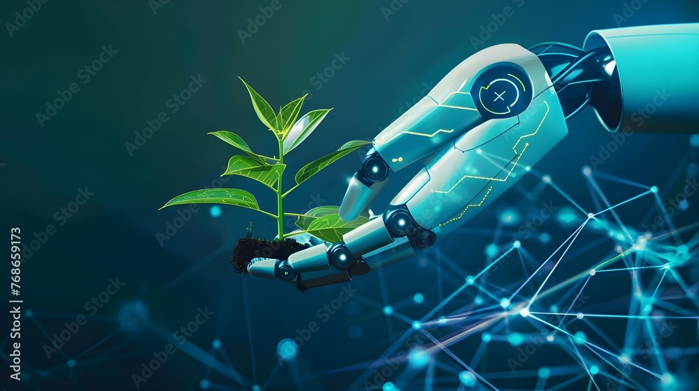 Green Technology, Technology and Futuristic Ethic Business Concept ...