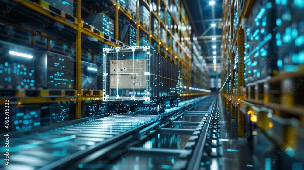 State-of-the-art machine learning algorithms improve supply chain management Stock Illustration ...