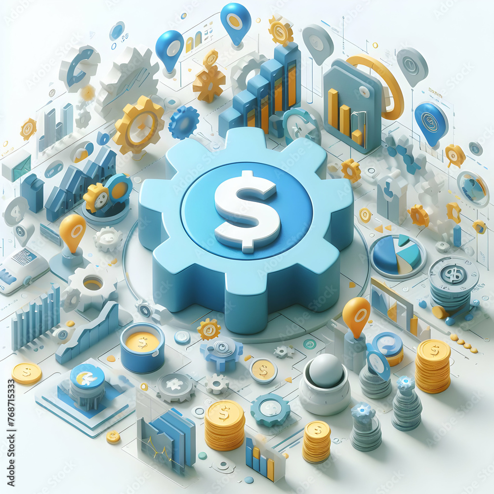 3D flat icon for business as Wealth Management in the Digital Age in ...