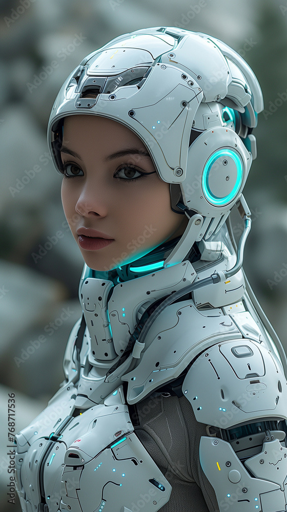 Humanoid Beauty Contest Great poses and photos of beautiful women Stock ...