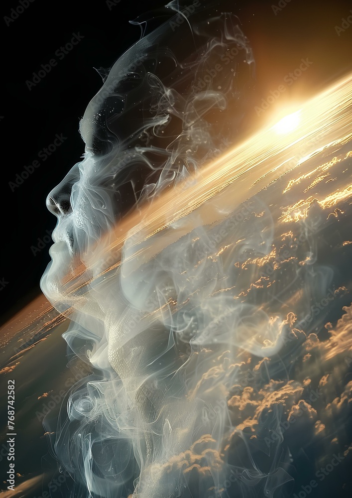 OBE, departed soul, ghostly spirit leaving body, afterlife, a body-dead ...