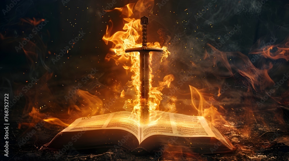 The Bible's Word of God Sword of Blazing Fire Ignites the Gospel of ...