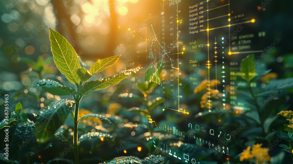 An infographic on sustainability, with statistics and information ...