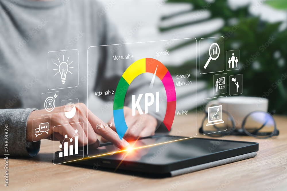 KPI, Business targets, Organization of goals to measure and evaluate ...