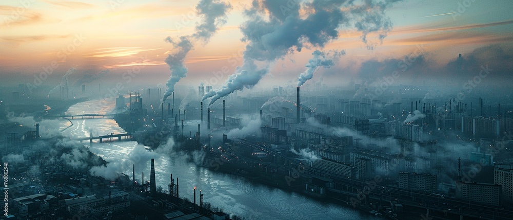 Lung diseases surge, industrial pollution and air pollution monitoring ...