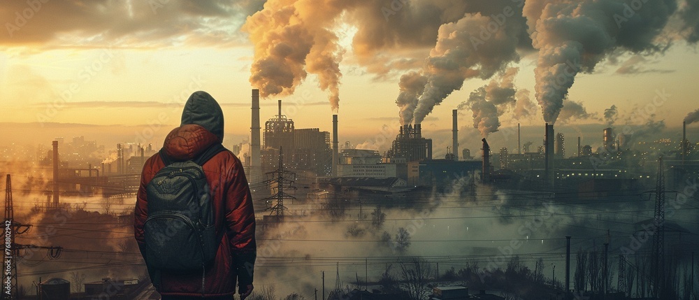 Lung diseases surge, industrial pollution and air pollution monitoring ...