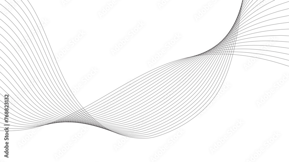 Lines for the background. Black stripes on a white background. Set of ...