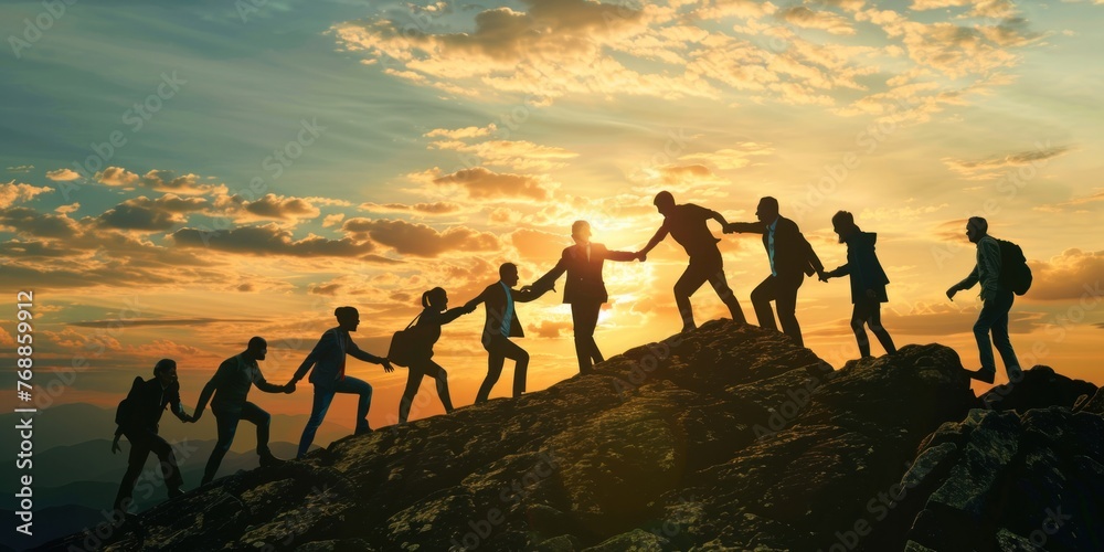 The Power of Partnership: At the pinnacle of their journey, the ...