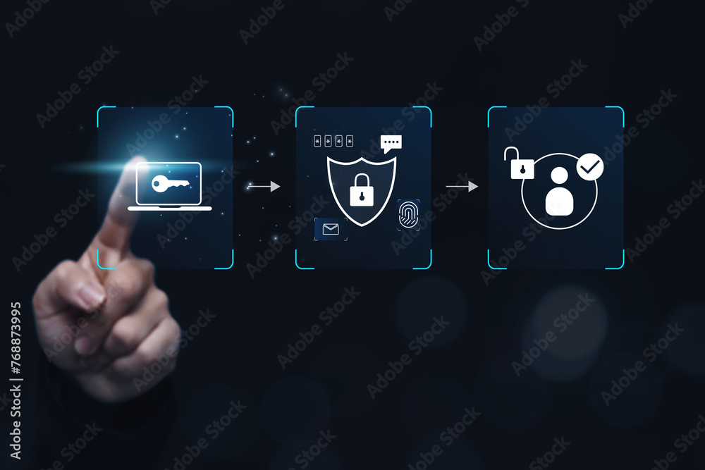 Multiple factor authentication MFA method using portable devices to ... Multiple factor authentication MFA method using portable devices to ...
