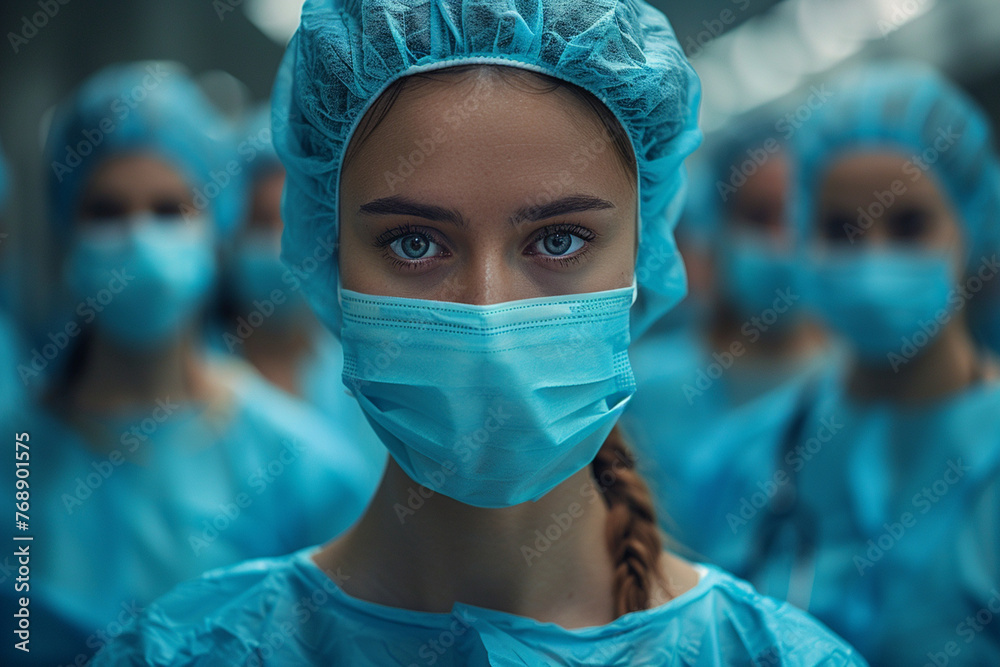 An image depicting the challenges faced by healthcare workers on the ...