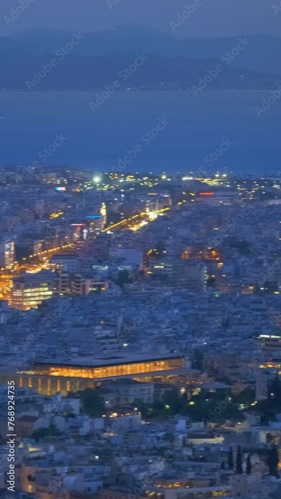 Famous greek tourist landmark - the iconic Athens view and Parthenon ...