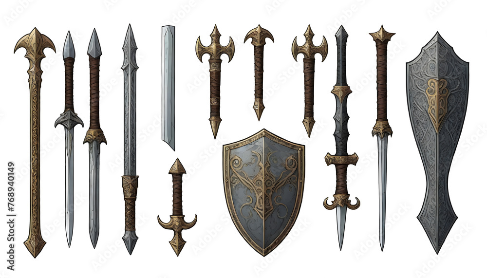 Fantasy Weapon Collection Vol 01 , A collection of fantasy weapons ...