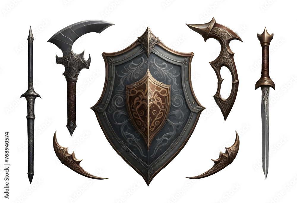 Fantasy Weapon Collection Vol 01 , A collection of fantasy weapons ...