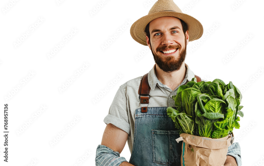 Smiling gardener looking at the camera,PNG Image, isolated on ...