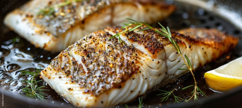 Golden perfection crispy breaded fish fillets deep fried to achieve the ...