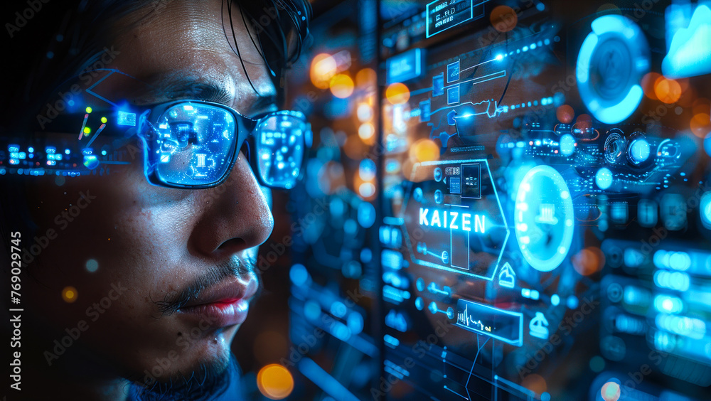 Continuous Improvement and Efficiency Enhancement with KAIZEN Philosophy Displayed on ...