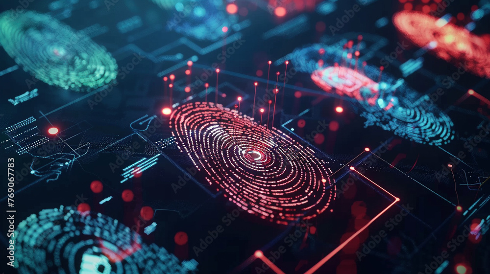 Secure Biometric Identification: Digital Fingerprints and Eye Scans ...