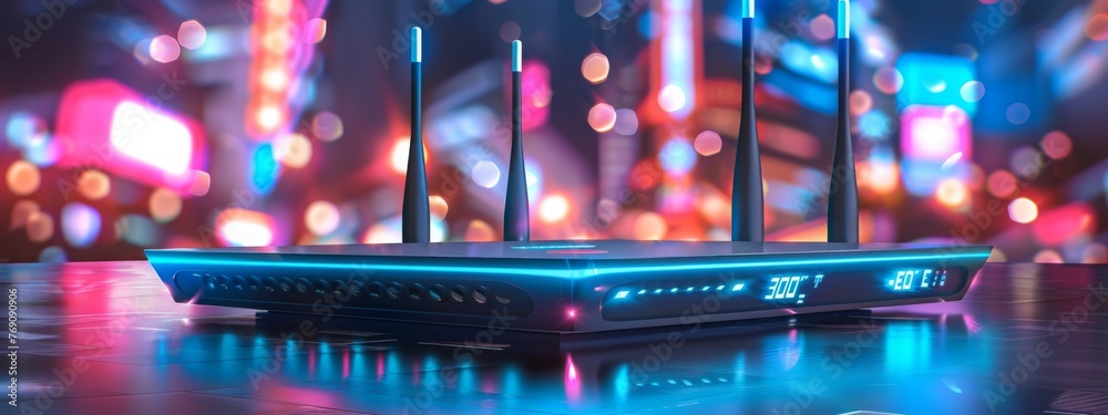 generic modern high speed 5g next generation router for home secure ...