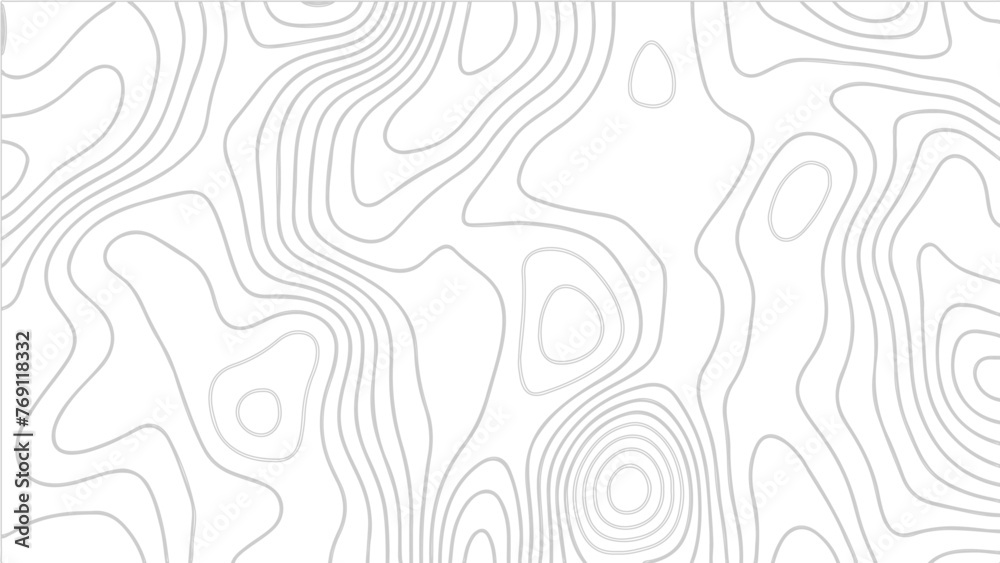 Topography vector background, banner. Imitation of a geographical map ...