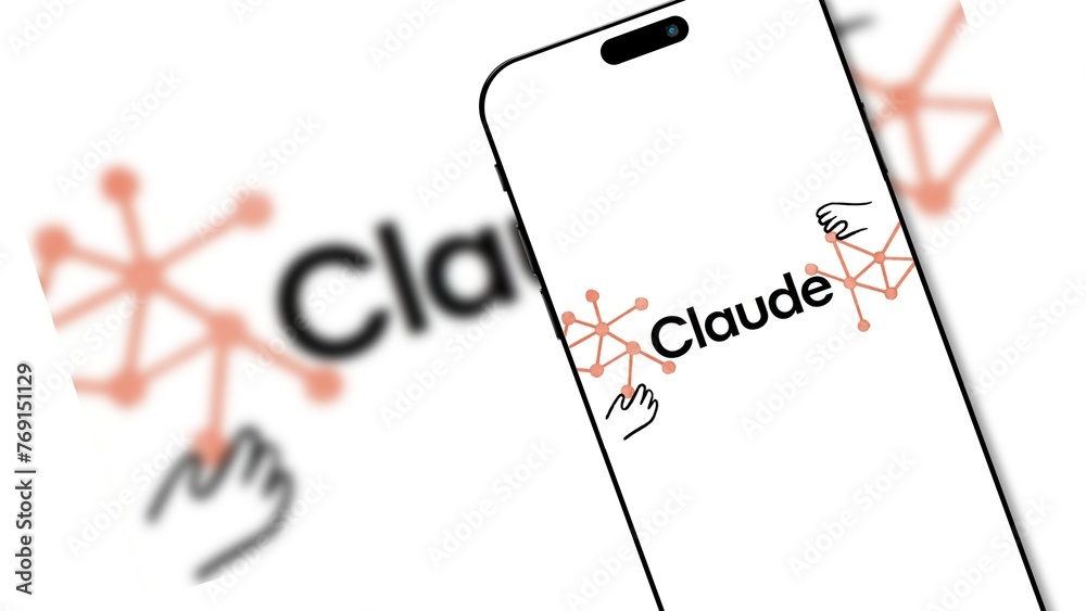 Istanbul, Turkey - 27 March 2024: Claude logo on smartphone screen ...