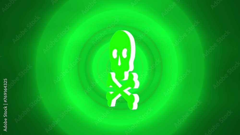 Vidéo Stock 3D Animation rotation of symbol of weapons, army, war ...