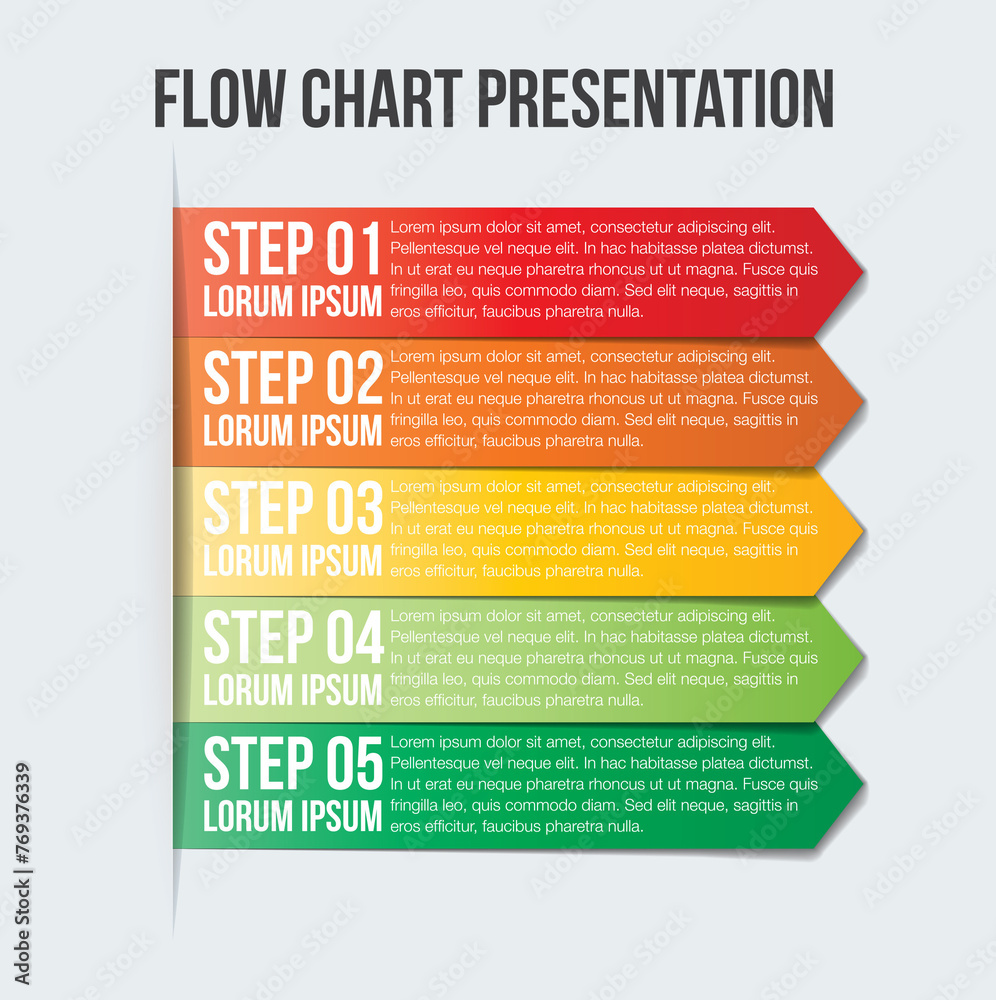 Infographic, information and abstract steps template for advertising ...