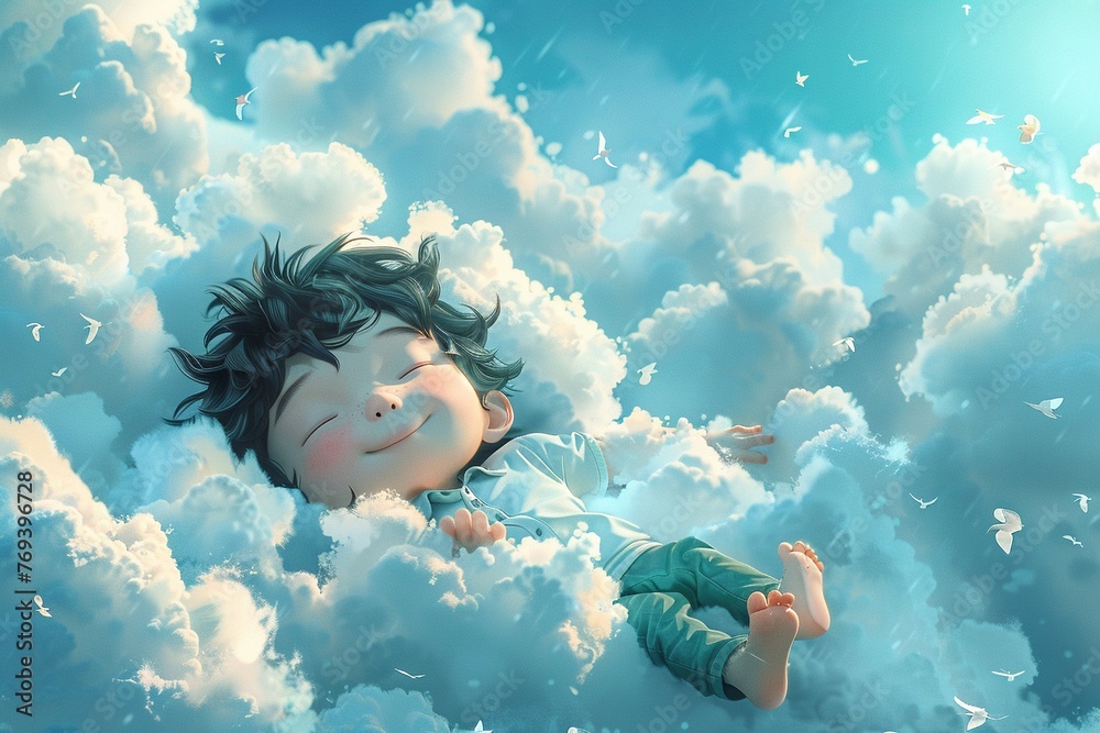 Join Haru as he floats through the fluffy clouds of cloud storage ...