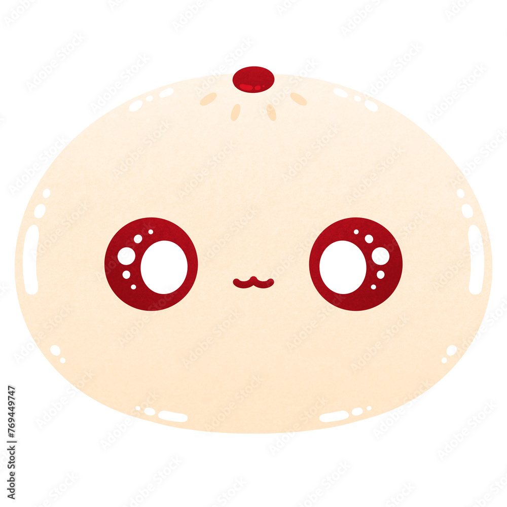 Cute Chinese Bun Cartoon Cute Steamed Bun Mascot Kawaii Cartoon ...