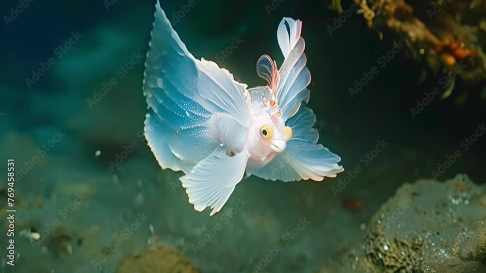 In the crystal clear waters of a newly discovered underwater cave an ...