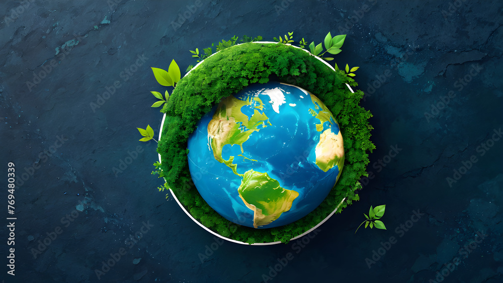 green planet earth, earth in the forest, earth day, national earth day ...