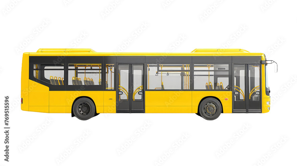 Bus on Transparent Background Realistic (PNG) Stock Photo | Adobe Stock