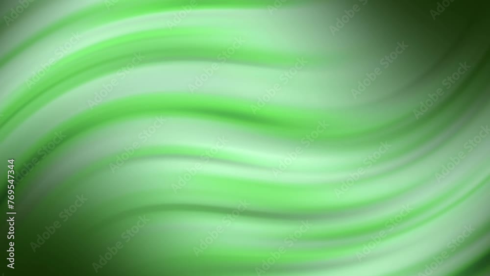 Minimalist abstract light green seamless loop animated background. Wavy ...