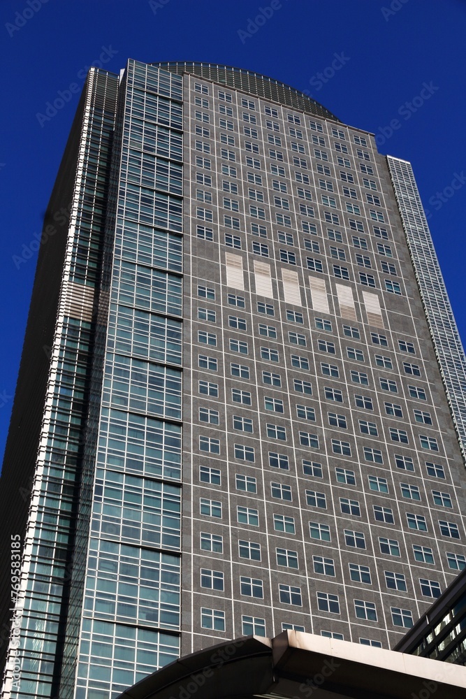 MANILA, PHILIPPINES - NOVEMBER 28, 2017: Ayala Tower One skyscraper in ...