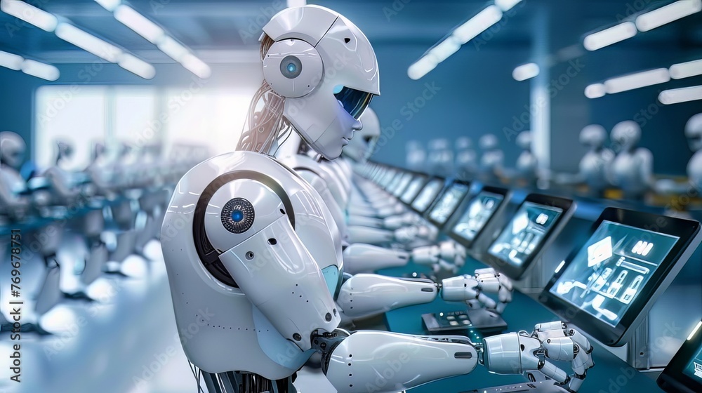 Robotic Process Automation: Represents robotic process automation in a ...