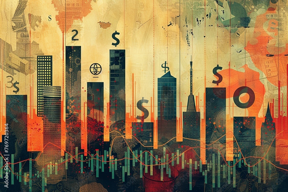 Embark on a visual journey depicting the evolution of financial ...